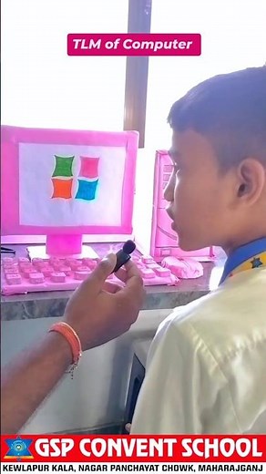 TLM OF COMPUTER.. 💯 #gspconventschool #school #computer #activity #tlm #shorts #video