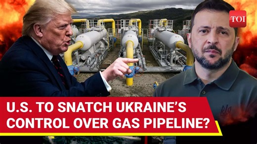 Trump Pressures Ukraine To Hand Over Gas Pipeline Control in Explosive Minerals Deal Talks