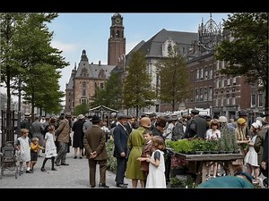 Stunning restored & colorized photos of old Rotterdam before WW-II brought to life (1880 to 1940)