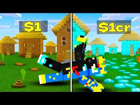 I UPGRADED THE DIRT VILLAGE TO DIAMOND