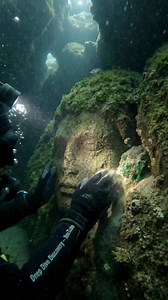 85K views · 1.3K reactions | Found a Hidden Face… Guarding a GREEN RUBY!  #underwater #mystery #treasure #shorts #viral #exploration | Deep Dive Discovery | Facebook