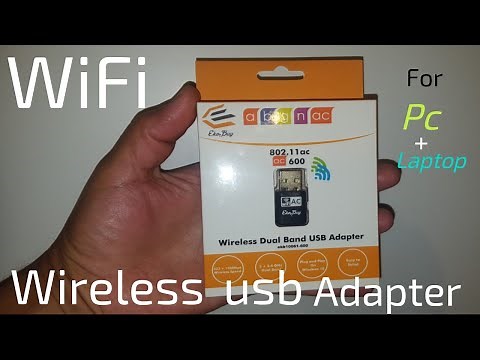 How to setup wireless dual band usb adapter for pc . ac600