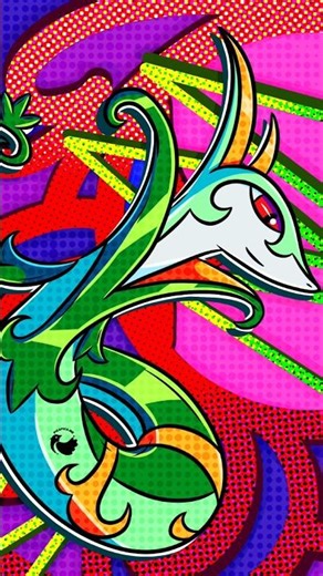 Day 537 Serperior • Pop Art Drawing