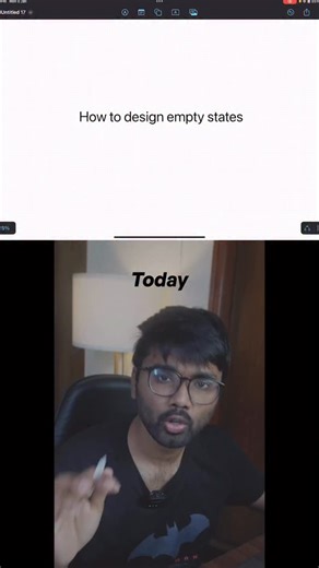 Vamshi | Product Designer on Instagram: "Today I will show you how to design empty states Most products don’t give the right context or the next action. So users get confused and they leave. Here is my simple empty state formula 👇 Tell the reason why it is empty Example No saved items yet Say what to do next as secondary text Example Save your first item to see it here Give the relevant action button Example Browse items or Add new Good empty states reduce confusion, build trust, and improve co
