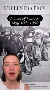 Episode 540 of @Dressed_Podcast On May 18th, 1908, 3 fashion models were reportedly arrested at Paris’s Longchamps racecourse. But just what was so criminal about the clothing they wore? On this first edition of our new “Dressed Diaries” series, we head back in time and straight into the pages of fashion history to investigate this scandalous event. #fashionhistory #dressed540 | Art of Dress