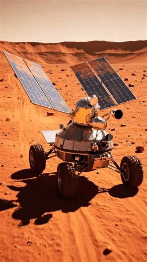Solar Powered Mars Rover Navigates Red Planet Terrain Past Hematite Spherules! #happynewyear | Space Xplore