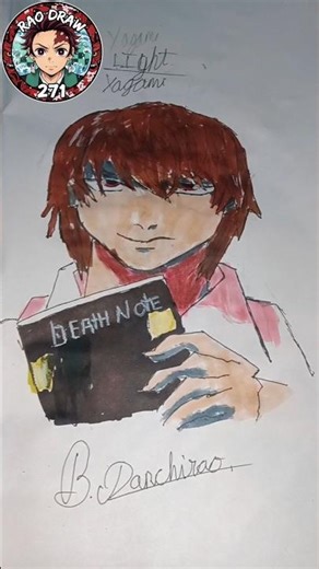 #LIGTH #YAGAMI DRAWING FOR DEATH NOTE
