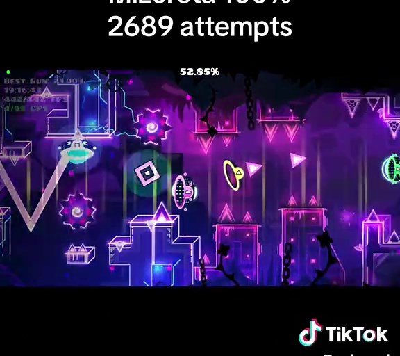 Mastering Mizureta 100% in Geometry Dash