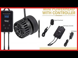 hygger Mini Wave Maker Magnetic DC Powerhead with LED Display Controller for Saltwater Tank, 1600 GP