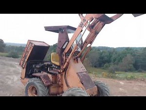 Case W4 wheel loader