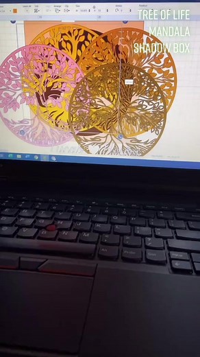 1K views | How I made “Tree of life” Mandala Shadow Box.#cricut #cricutprojects #cricutexploreair2 #treeoflife #mandala #art #funcrafts #shadowbox #cardstock#diy Join this amazing group : https://www.facebook.com/groups/packagesvggroup | Decoration Idea | Facebook