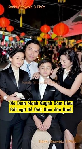 Manh Quynh Cam Dieu and 2 sons return to Vietnam #phinhung #manhquynh #camdieu #wendypham #showbi...