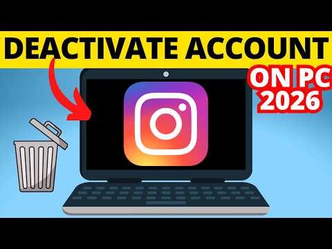How to Temporarily Deactivate Instagram Account on Desktop PC or Laptop