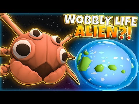 I Found a SECRET SPACE ALIEN in The New Wobbly Life Update!!