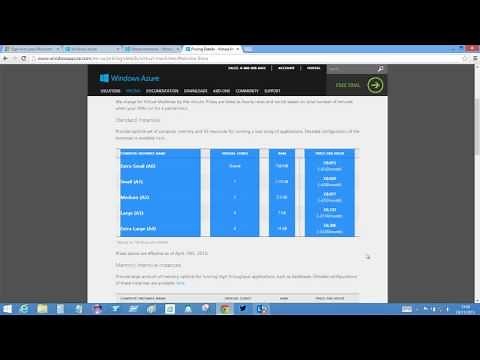 Step 1 of the Prime Challenge - setting up a Windows Azure free trial subscription