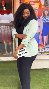 Who's grabbing this blazer壟 Available as seen in UK size 14-16 Contact the numbers below to place an order; Trish 0241191984 Pricy 0243740380 Tina 0530320498 You can also visit any of our shops.We are located at; Madina Asharley Botwe 3rd Gate, New Market Road. https://goo.gl/maps/qLnasM2wsqbgezRu9 Annex located at Madina Market Post Office Road, close to Doku Clinic https://maps.app.goo.gl/3Fc89EkTVQ6bmjJu8?g_st=iwb #majoytrish #elegantdresses | MajoyTrish Closet | Facebook