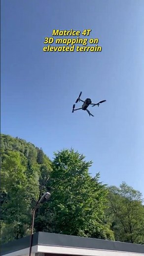 3D mapping on elevated terrain 🗺️ DJI Matrice 4T 🎬 ITASCAN