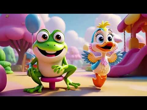 Frog on a Pogo Stick 2 Silly Kids Song & Cartoon Dance Adventure