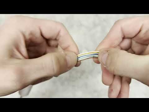 How To Crimp a RJ45 Connector For Your IP Cameras - T568B Standard