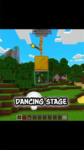 Dancing Stage ⛏️ #minecraft #tutorialfilter #arjungamerz
