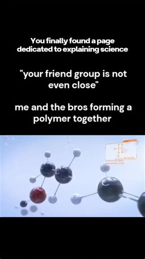 CIRCLING EARTH on Instagram: "🧬 Me and the Bros Forming a Polymer — Chemistry Like You’ve Never Seen! 🌟🔬 Ever wondered how tiny molecules team up to form massive chains? That’s exactly what happens in polymerization — the process that turns small monomers into giant polymers, like the plastics and materials we use every day! 😱 💡 Here’s why this chemistry is insanely cool: ✔️ Monomers are the building blocks, repeating like LEGO pieces 🧱 ✔️ Free-radical polymerization creates chains through