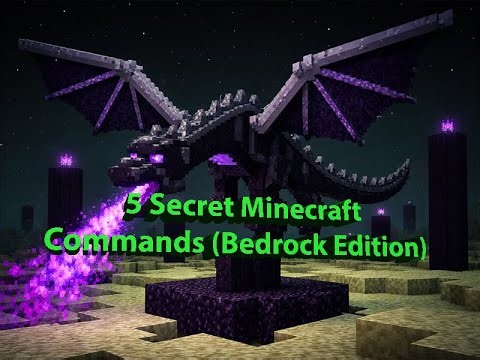 5 secret minecraft commands (Bedrock Edition)