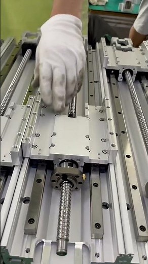 Assembly Live - Linear Motion System Ball Screw Actuator Dual Rails Guideway #cnc #linearmotion