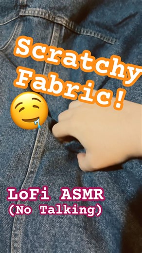 LoFi ASMR | Slow and deep scratching sounds on different fabrics (no talking)