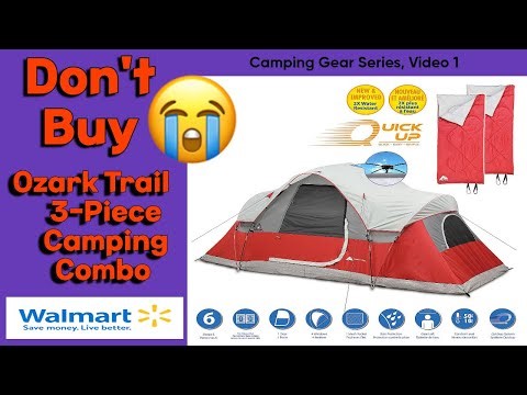 Review of Walmart's Ozark Trail 3-Piece Camping Combo I Winnipeg | Canada | Walmart