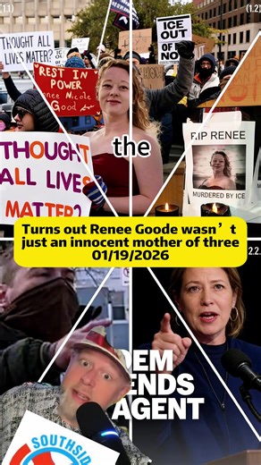 Turns out Renee Goode wasn’t just an innocent mother of three. She was a fall on anti-ice warrior in a group called ice watch who are activist trained to document and resist immigration enforcement move to Minneapolis after escaping to Canada because they didn’t like the results of 2024.