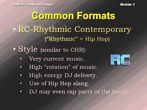 Radio Formats and Styles