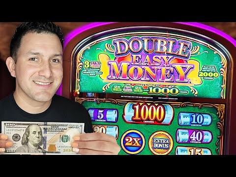 $100 Slot Machine Challenge on Double Easy Money!
