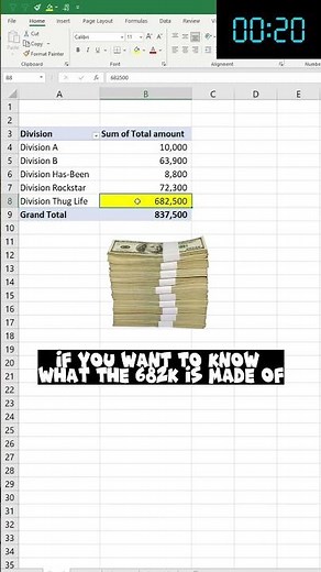 How To Drill Down In Pivot Table 🚧 (Data Analysis) #pivottable #learnexcel #exceltips #excelhacks