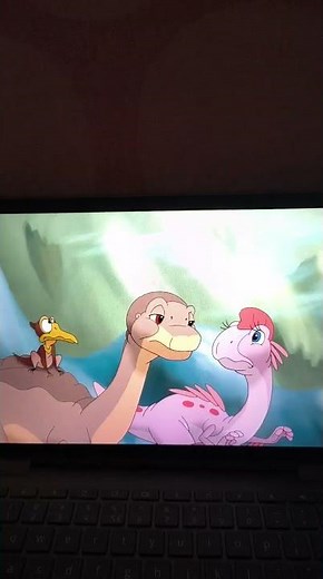 the land before time Ruby and the others hears chomper screaming