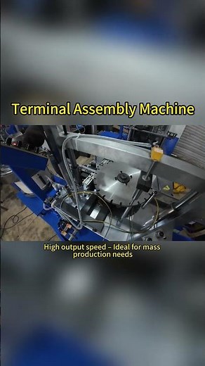 Automatic Terminal Assembly Machine in Action, Fast & Accurate Crimping with Terminal Assembler