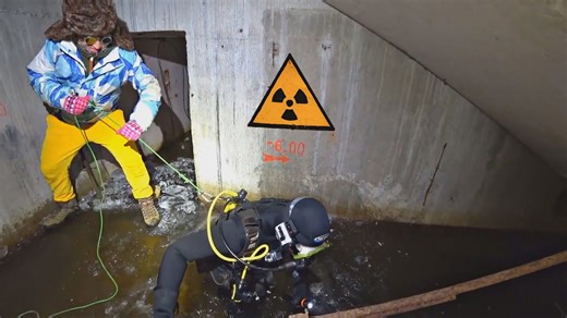 What is under the water of the Chernobyl reactor. What did we find?