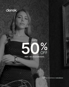 Llegaron los Cyber Days a derek🖤 Hasta -50% de descuento en ref. selecc. Ingresa ahora y descubre jeans, blusas, vestidos y mucho más ¡No te lo pierdas! ⏰ | derek