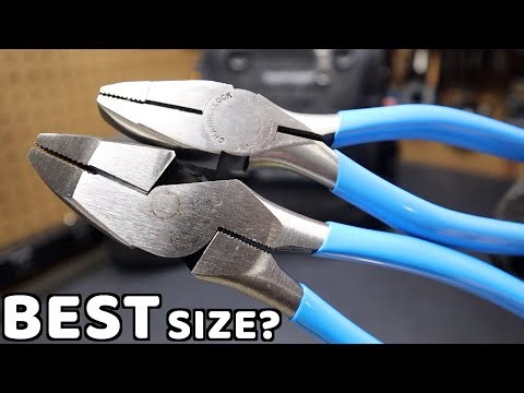 Best Linemen Size? Channellock 368 Linemen's Pliers