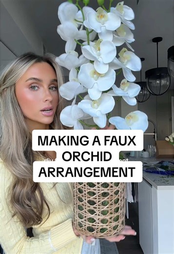 Create a Stunning Faux Orchid Arrangement for Spring