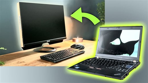 [搬] DIY Perks 变换损坏的笔记本电脑变成一个全功能于一身的台式电脑