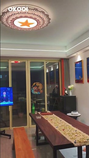 Pentagram ceiling lamp #desklamp #home #light #lamp