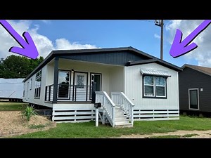 This "RANCH HOUSE" is a rustic-meets-modern DREAM mobile home! Home Tour