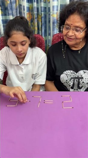 Puzzle #35 Move one stick to correct the equation. #maths #mathsteacher #mathgenius #mathtricks