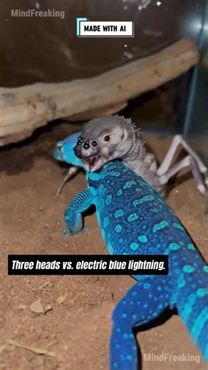 The Cerberus-Spider absorbs the raw impact of the Monitor's electric tail. What happens next is a catastrophic paradox of toxic delivery against electric speed. #PrimalTerror #LethalPrecision #EvolutionaryGlitches #CerberusSpider #ArachnidClash ⚙️ AI-generated dramatization — No real insects or creatures are involved in these visuals. | MindFreaking