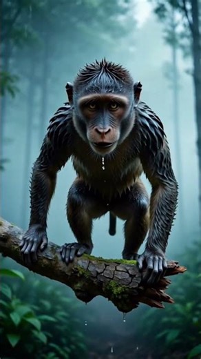 The Most Realistic 3D Monkey Ever Created Cinematic Jungle Scene#monkey #realistic