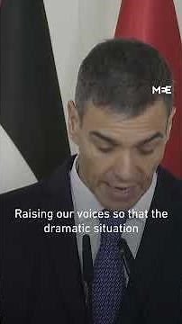 ‘Those responsible for this genocide must be held accountable’ says Spanish PM