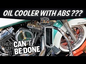Oil Cooler & Oil Filter Relocation on ABS Harley