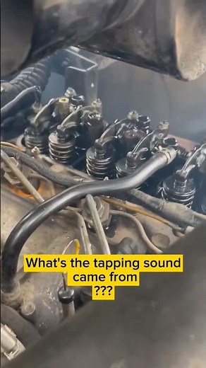 engine tapping noise 😬 #mechanic
