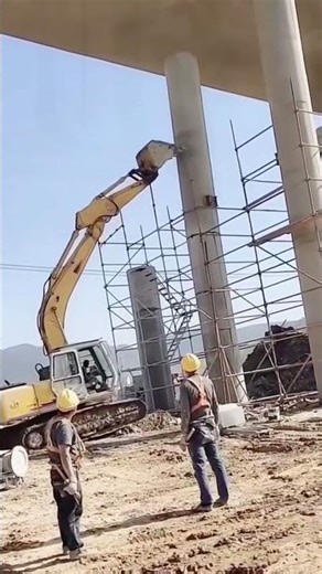 Bridge concrete pier demolition process