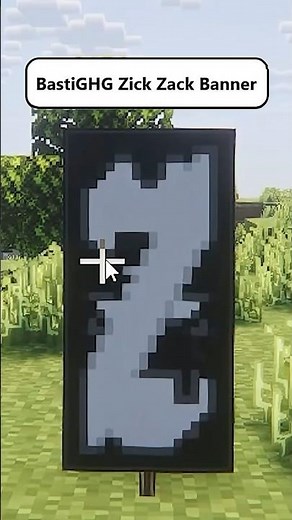 BastiGHG ZickZack Banner in Minecraft | Tutorial